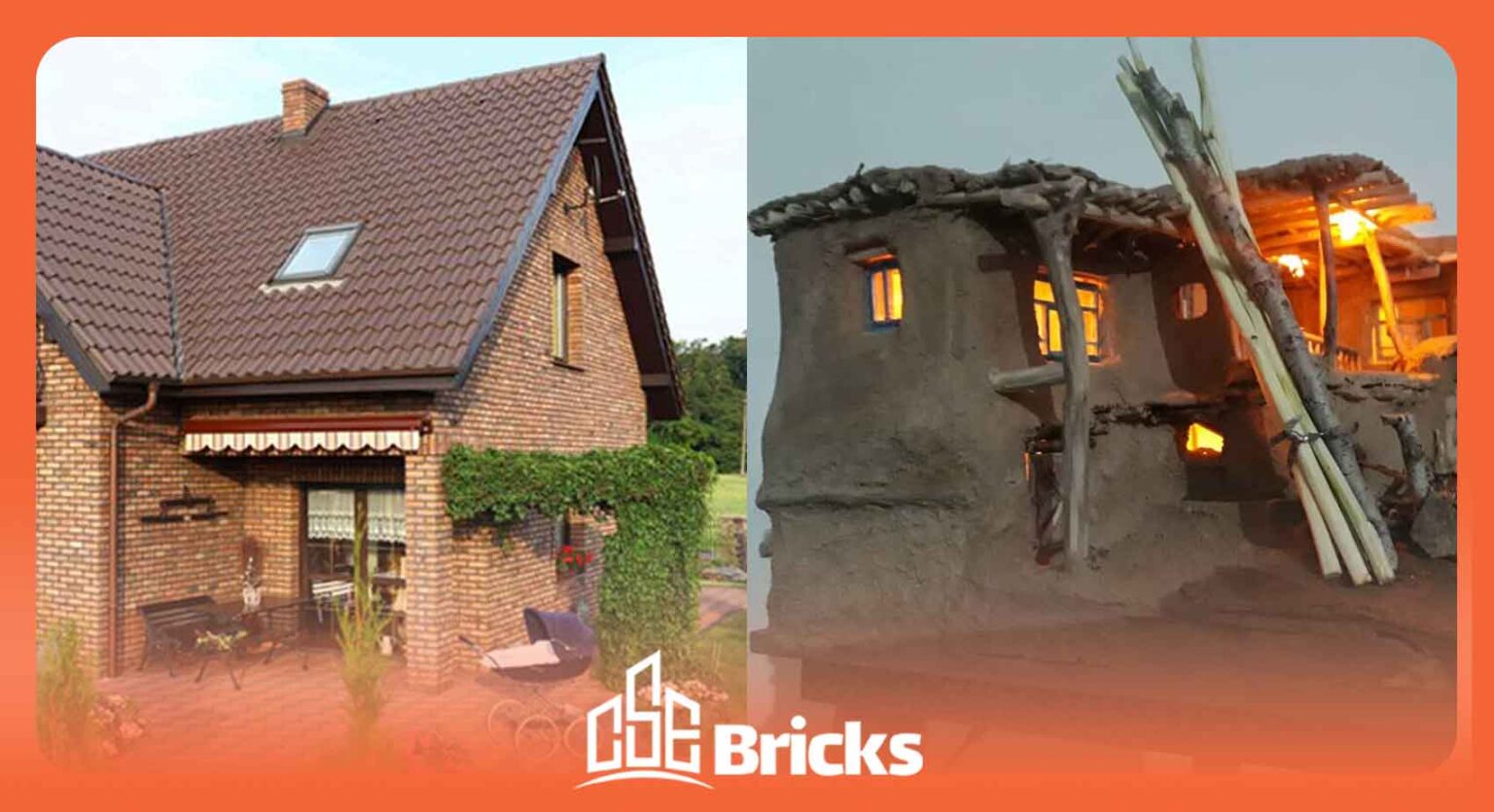Difference between adobe houses and Brick Houses - cse bricks